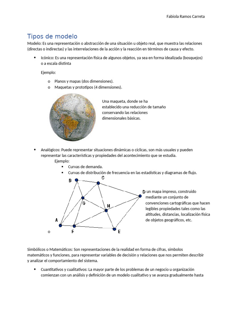 Tipos de modelo | PDF | Probabilidad | Simulación