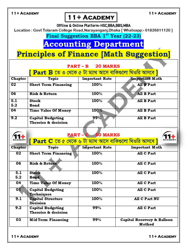 Accounting Dep 2022-23 | PDF