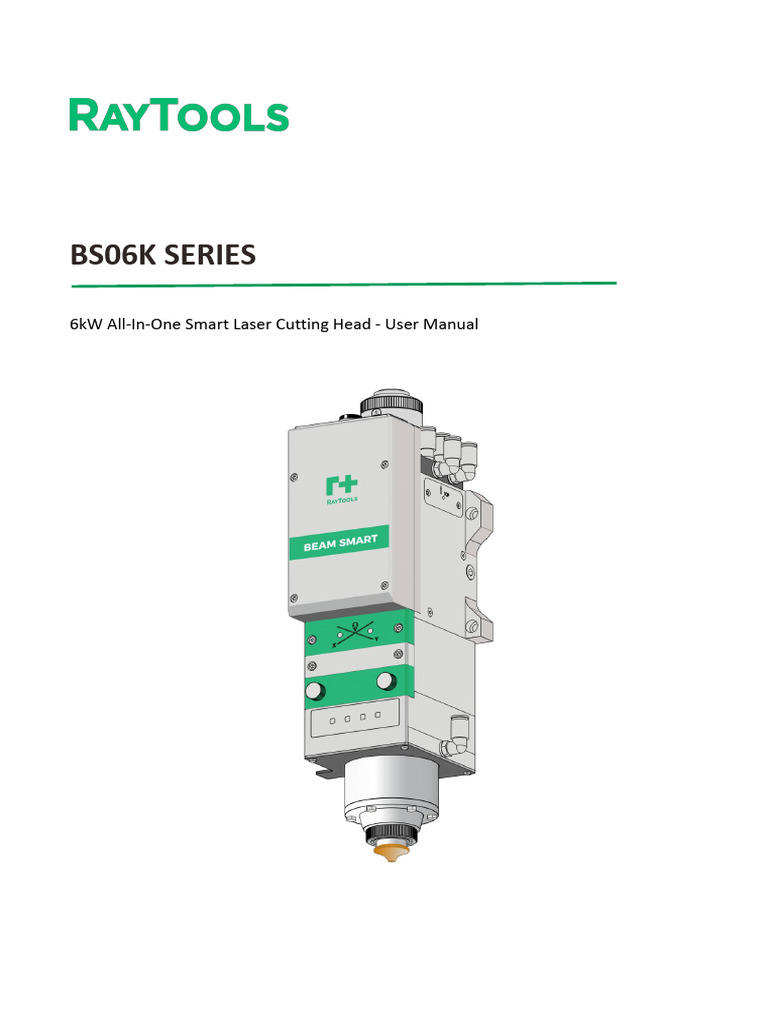 Bs06K Series: 6kW All-In-One Smart Laser Cutting Head - User Manual ...