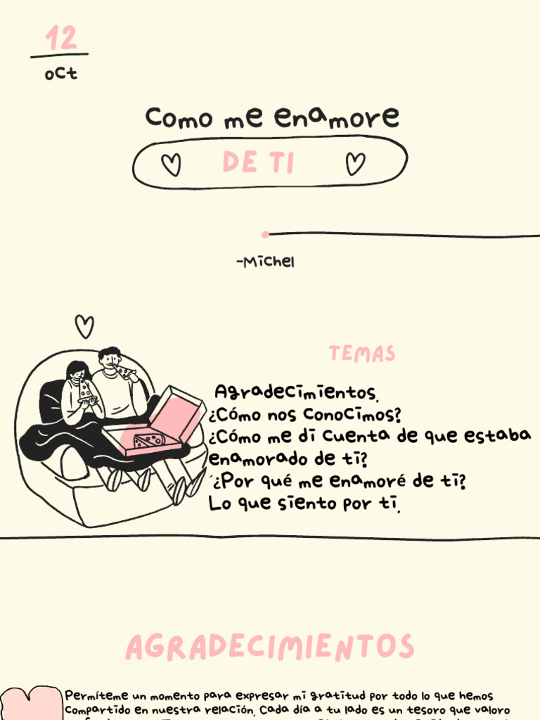 Cómo me enamoré de ti: una historia | PDF | Amor