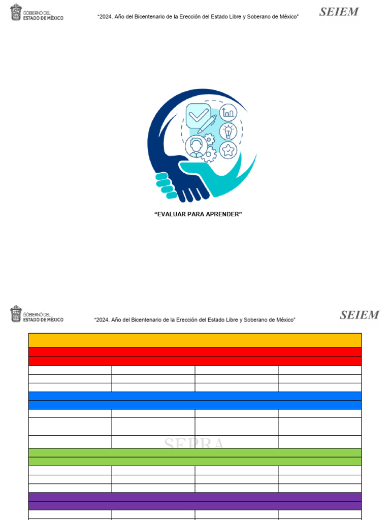 Propuesta de Distribución de Contenidos Por Periodo de Evaluación Concentrado CICLO ESCOLAR 2024 ...