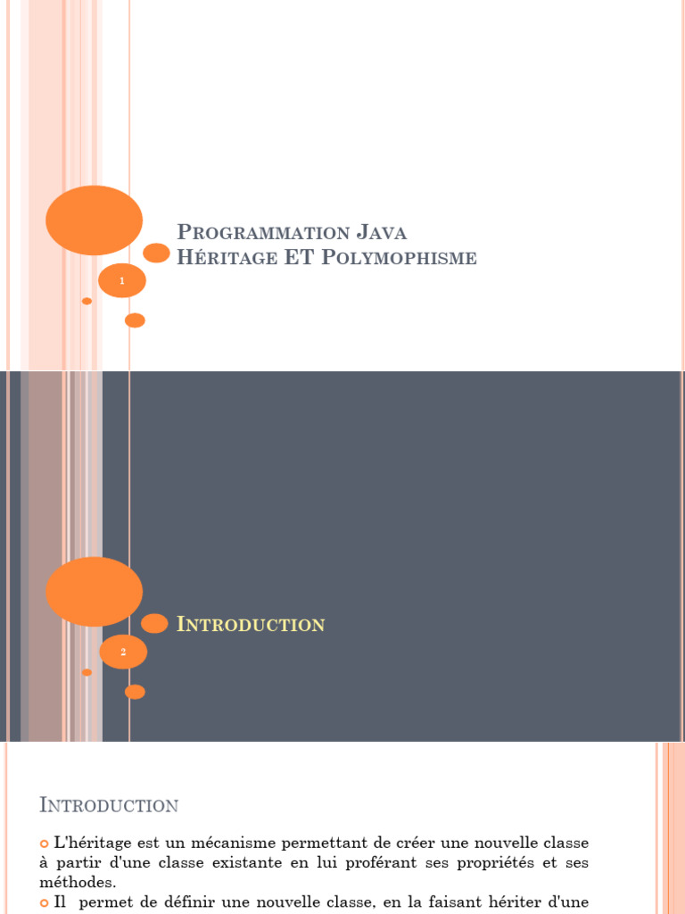 Heritage Et Polymorphisme - 035650 | PDF | Classe (informatique) | Modèles de calcul