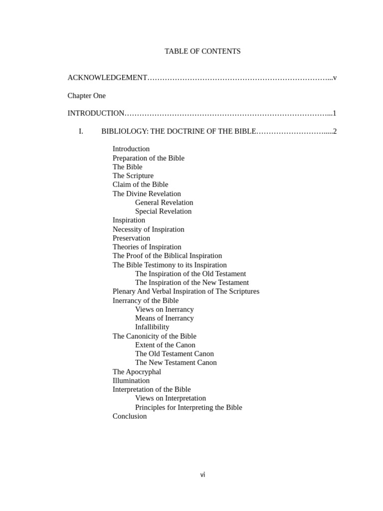 5 Table of Contents | PDF | Perseverance Of The Saints | Arminianism