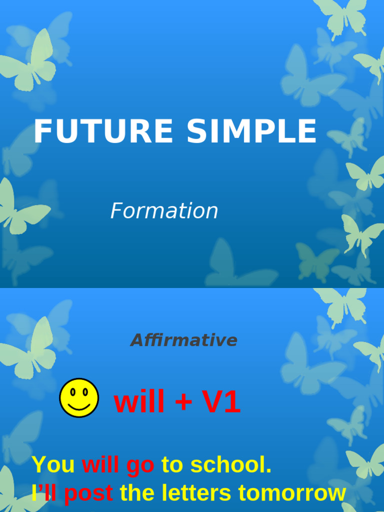 Simple Future Grammar Guides 52427 | PDF | Wellness