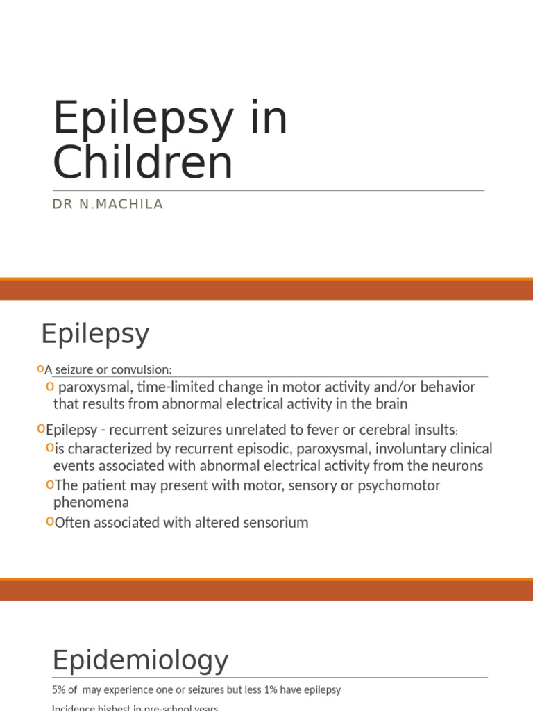 Understanding Childhood Epilepsy | PDF | Epilepsy | Diseases And Disorders