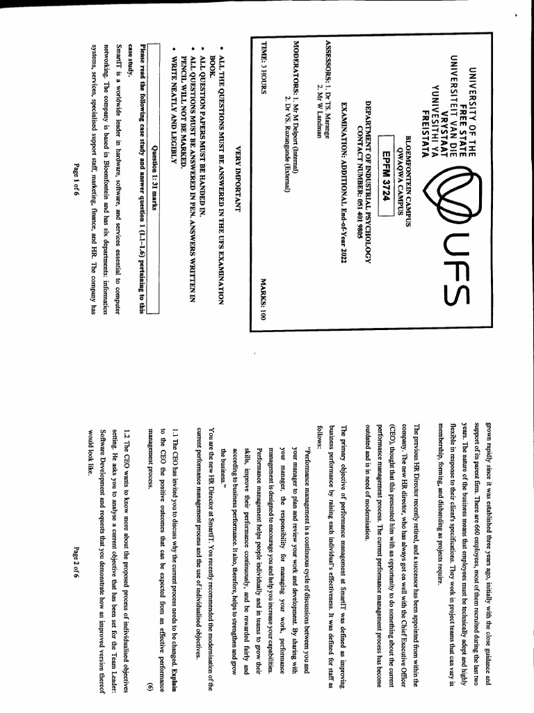 321Z71T - 001LMB9GV0008C9 Epfm Exam Paper | PDF