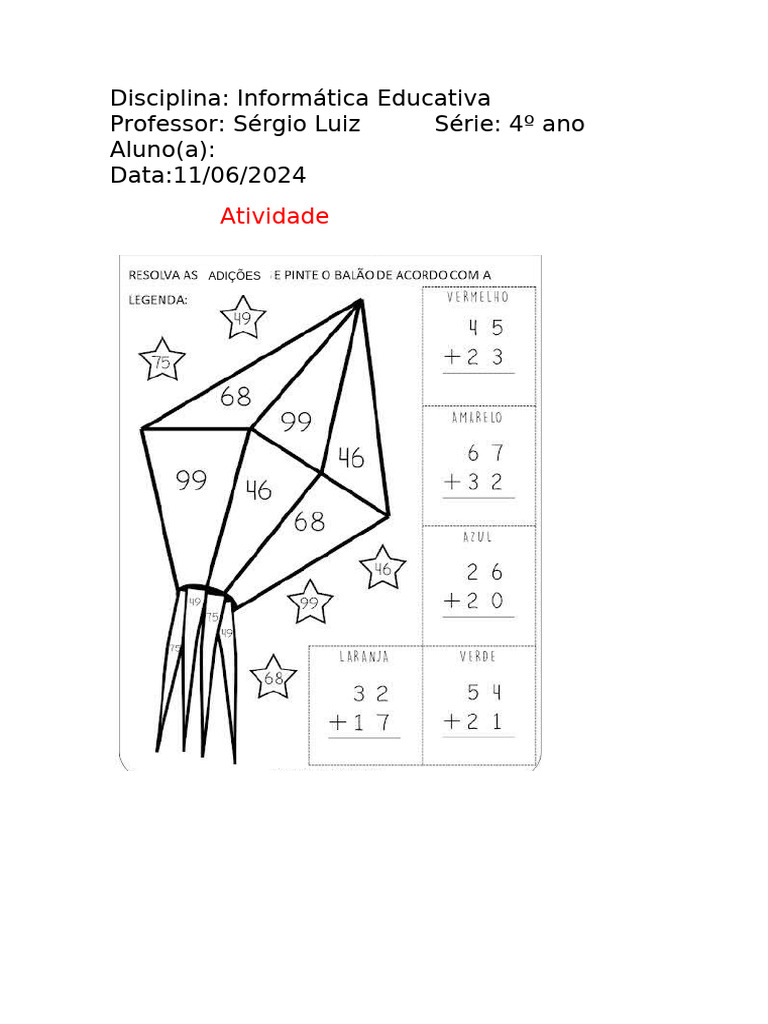 Ativ Festa Junina | PDF