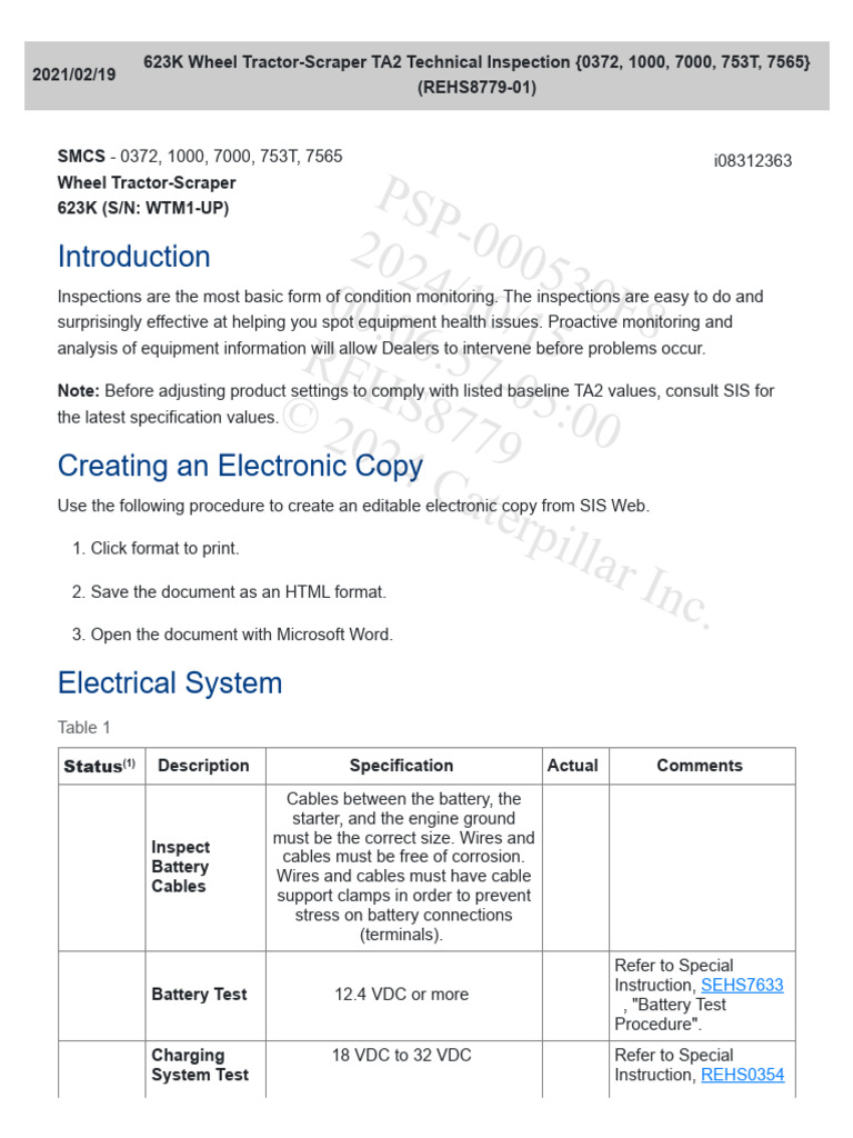 FORMATO DE PRUEBAS TA2 TRAILLA 623K | PDF | Mechanical Engineering ... FORMATO DE PRUEBAS TA2 TRAILLA 623K | PDF | Mechanical Engineering ...