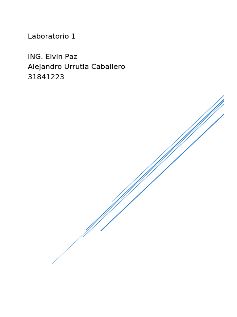 Laboratorio1 AlejandroUrrutia 31841223 | PDF