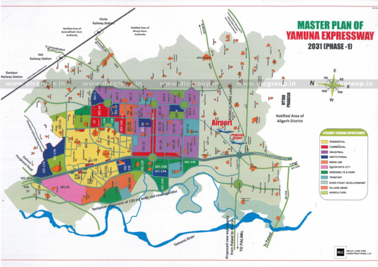 Master Plan of Yamuna Expressway 2031 | PDF