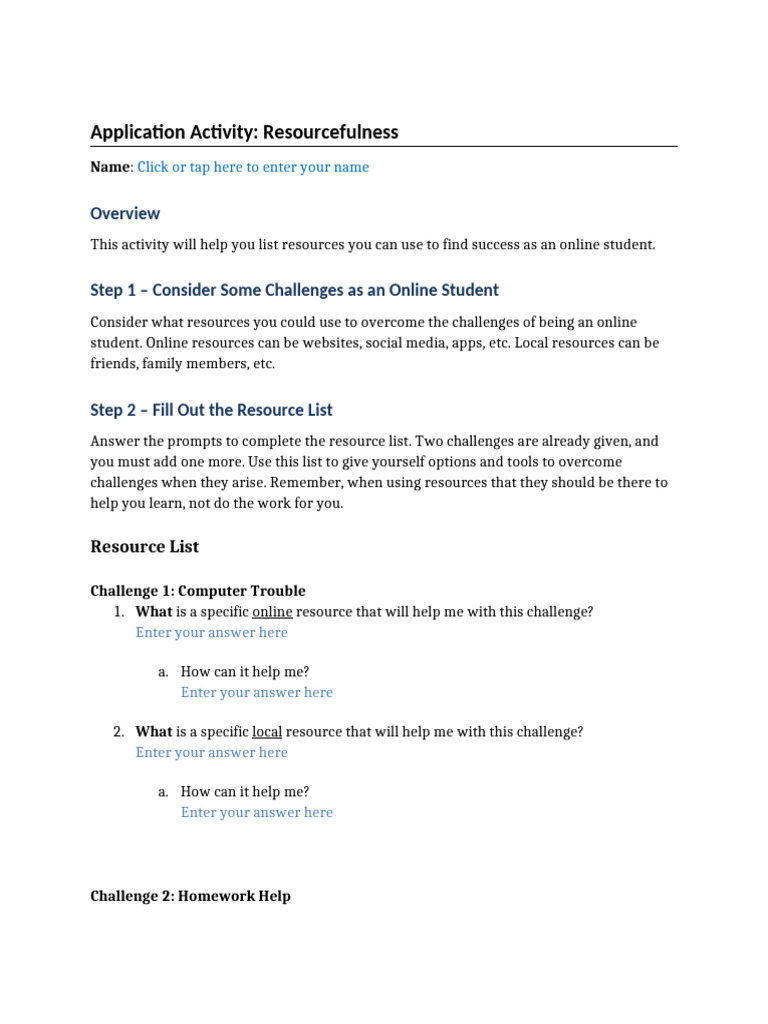 pc103 W06 Document Applicationactivityresourcefulness | PDF | Computing