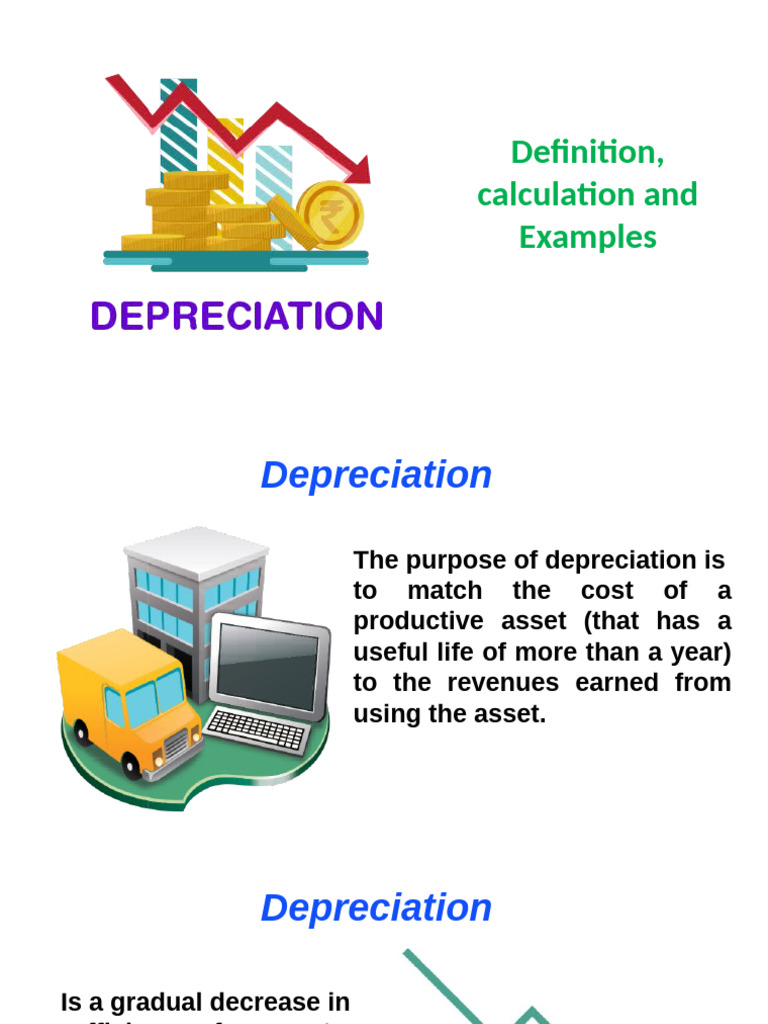 Depreciation: Definition, Methods & Examples | PDF | Depreciation ...