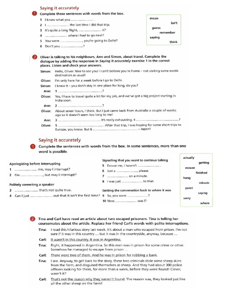 Conversation Formulas | PDF