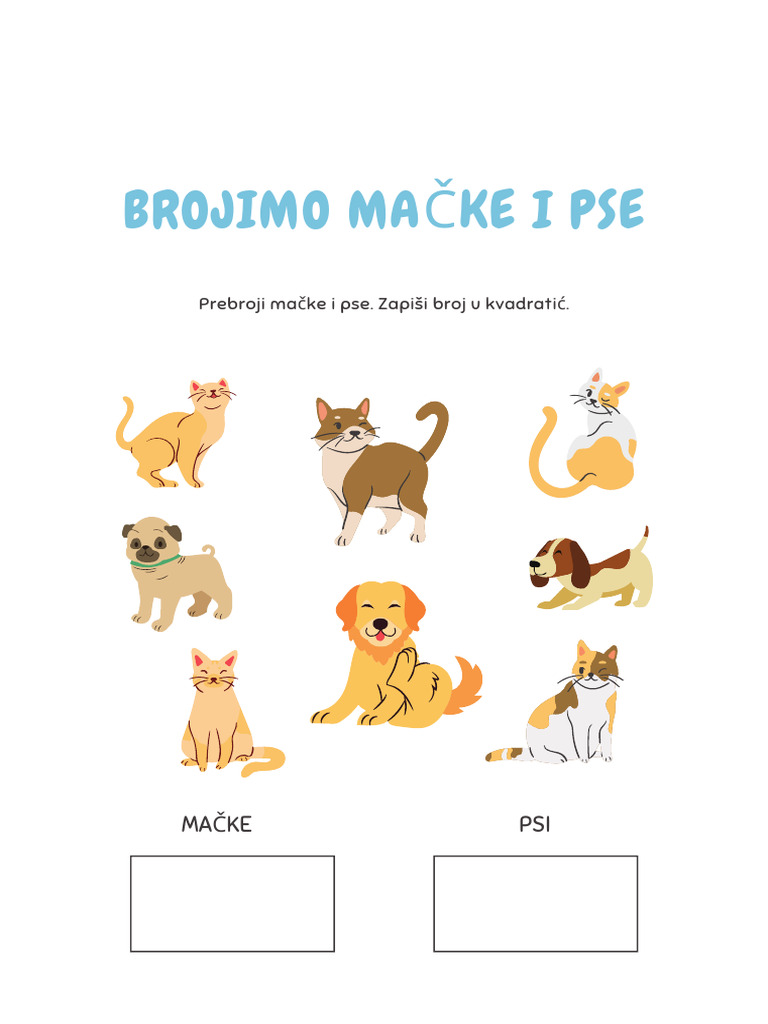Brojimo Mačke i Pse | PDF