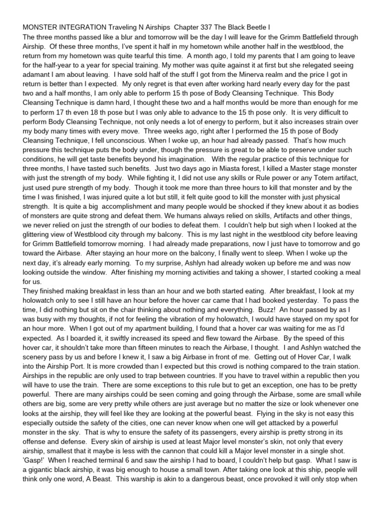 MONSTER INTEGRATION Traveling N Airships | PDF | Cannon