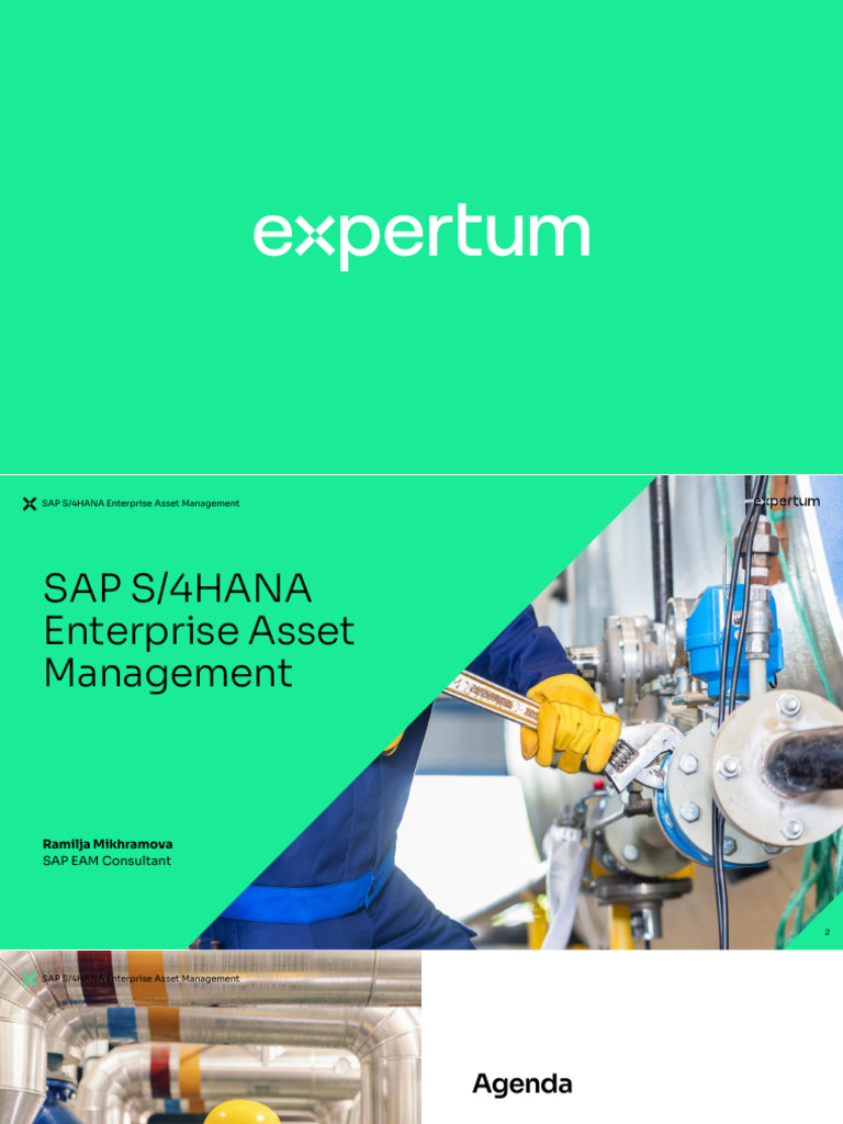 SAP S/4HANA EAM Overview | PDF | Asset Management | Computing