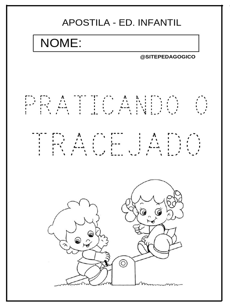 Apostila - Praticando o Tracejado | PDF