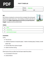 Tallest Paper Tower Challenge Guide | PDF | Tower