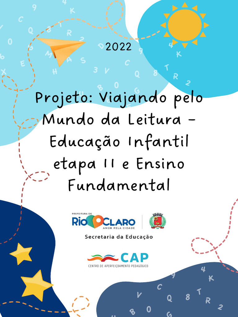 Viajando pelo Mundo da Leitura | PDF | Aprendizado | Pré-escola