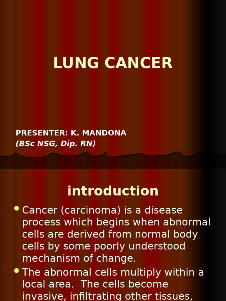 24._LUNG_CANCER_(2) | PDF | Lung Cancer | Cancer