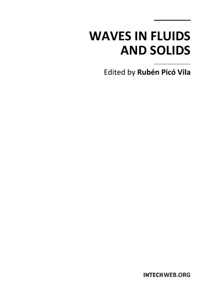 Waves in Fluids and Solids | PDF | Waves | Reflection Seismology