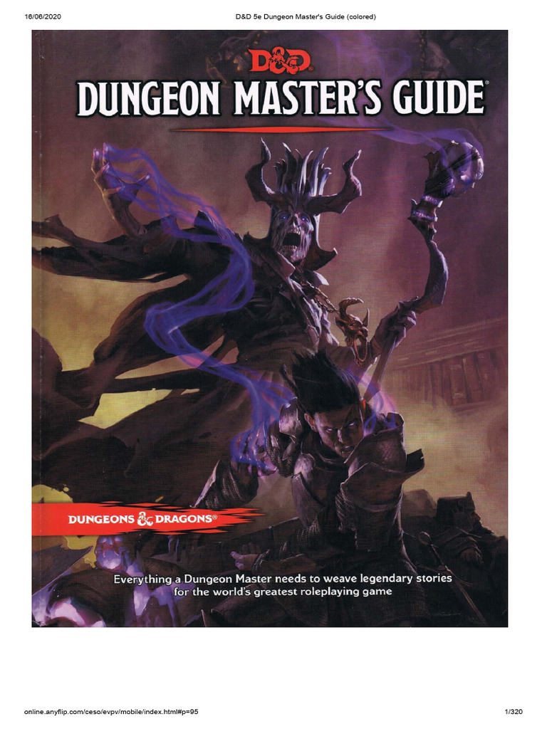 D&D 5E Dungeon Master's Guide PDF | PDF | Dungeons & Dragons | Gaming