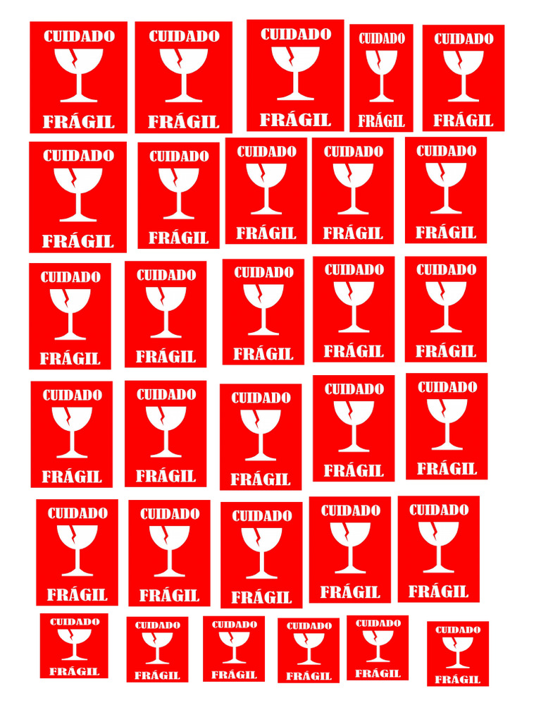 Etiqueta Fragil PDF | PDF