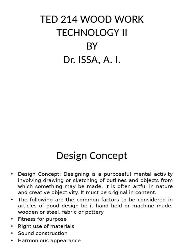 Ted 214 Wood Work Technology II | PDF | Door | Lumber