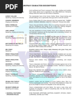 Sweat Character Breakdowns | PDF