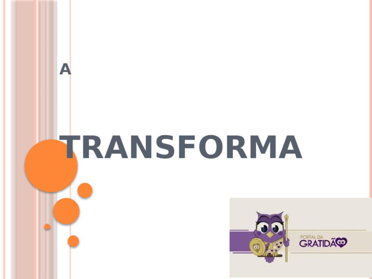 A Gratidão Transforma | PDF