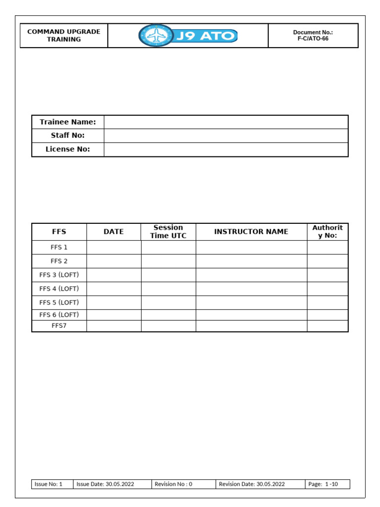CMD TRAINING Session 1-2docx | PDF | Transport | Aerospace