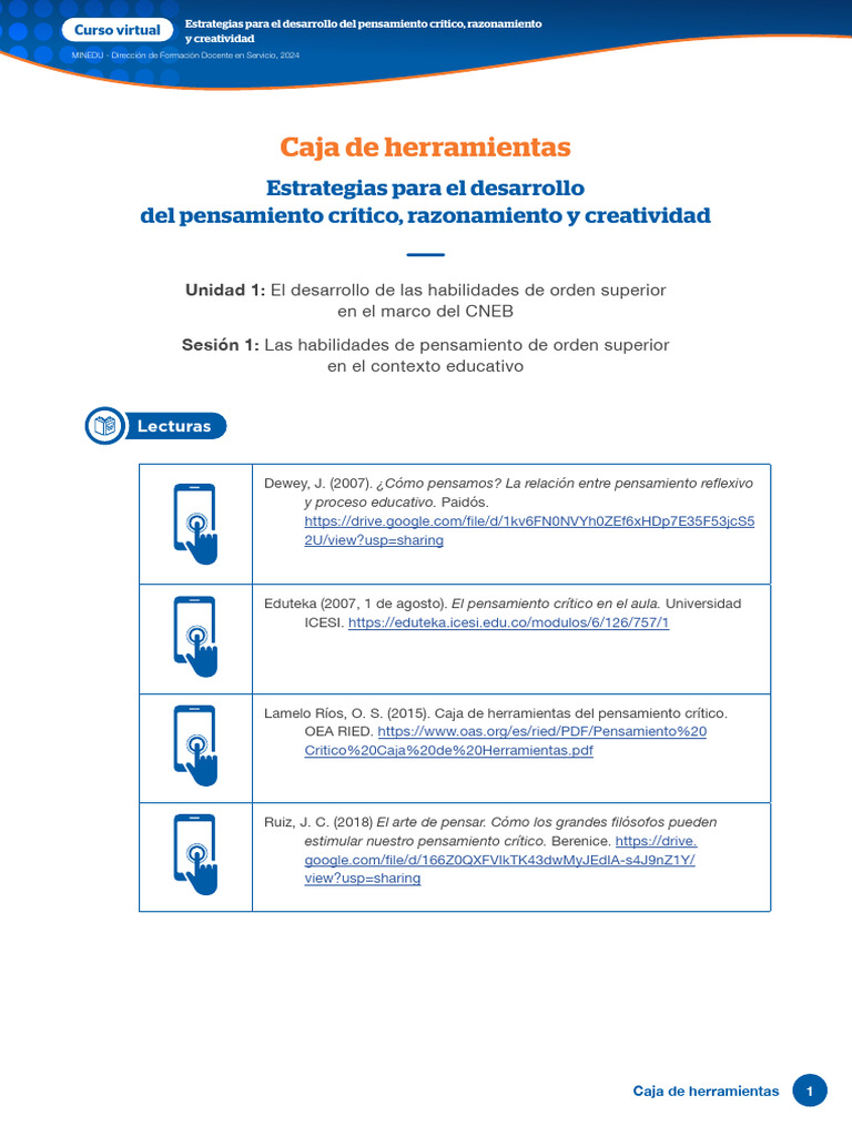 CH U1s1 | PDF | Pensamiento crítico | Youtube