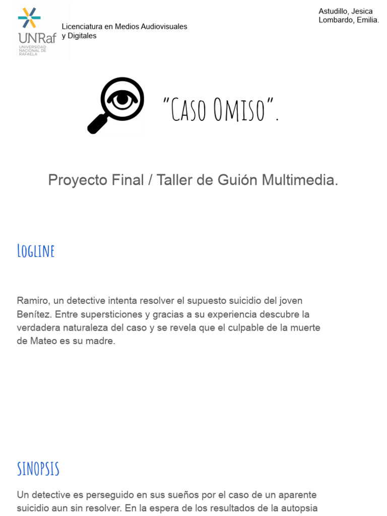 “Caso Omiso” - TGM | PDF
