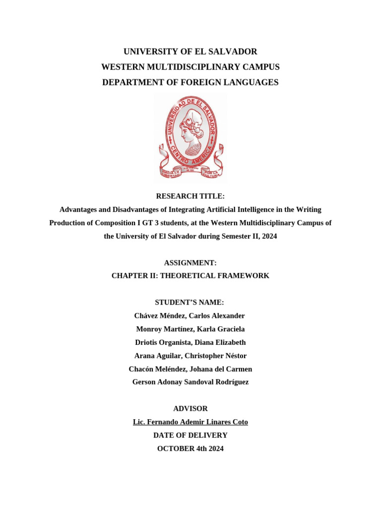 Chapter II- Theoretical Framework (1) | PDF | Intelligence (AI ...