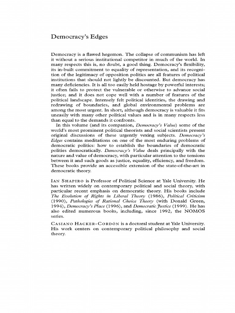 Robert Dahl | PDF | Democracy | Political Ideologies