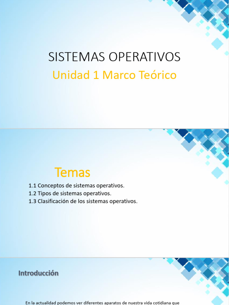 SO_T1_Marco_teorico | PDF | Sistema operativo | Hardware de la computadora