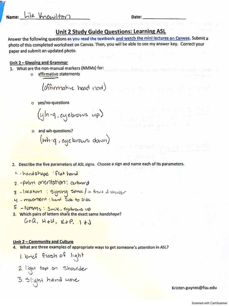 Unit 2 Study Guide | PDF