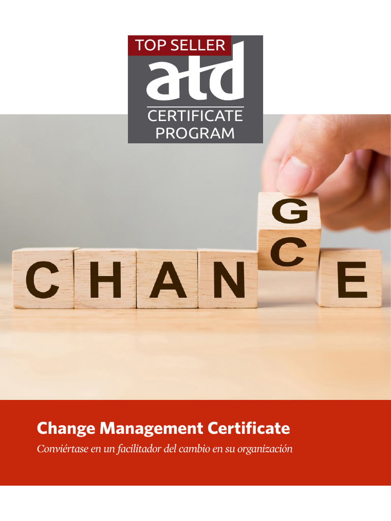 Certificación ATD en Gestión del Cambio | PDF | Crecimiento personal y ...