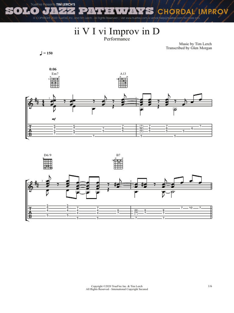 2516 Improv in D | PDF