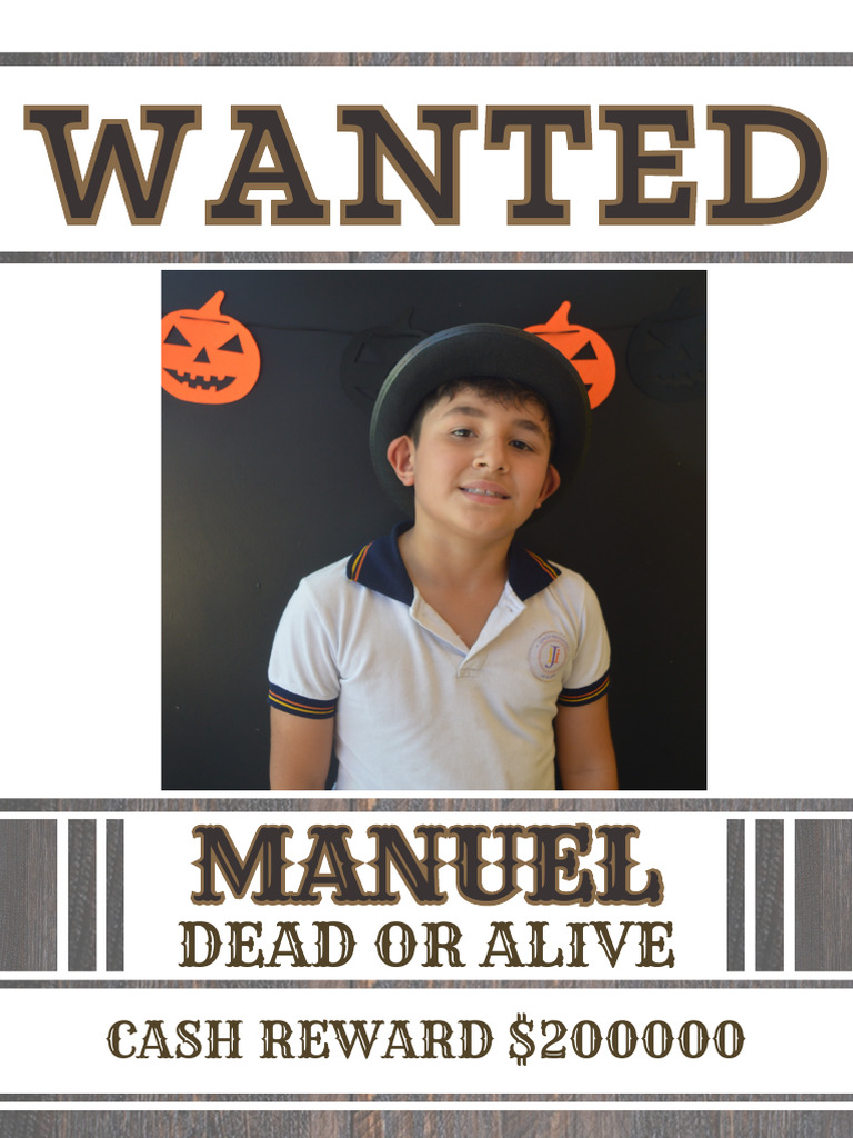 Copia de Brown Wood Wanted Poster Birthday Save The Date Invitation ...