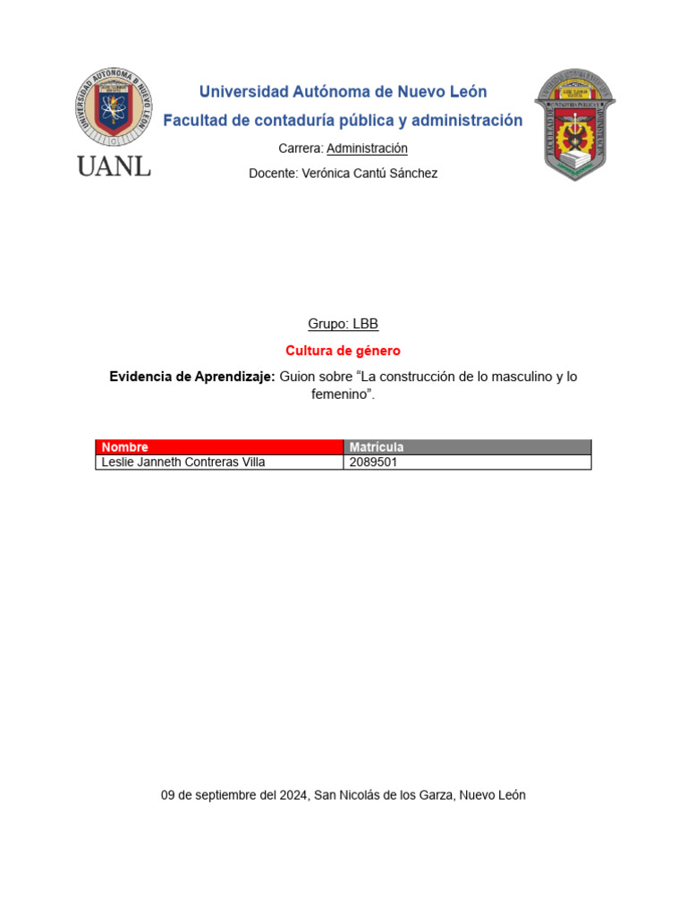 EVIDENCIA1 | PDF | Estudios de género | Feminismo