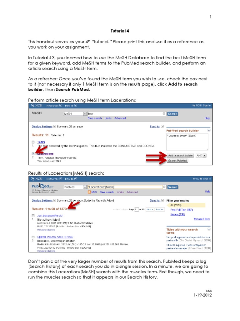 Tutorial #4 Handout | PDF