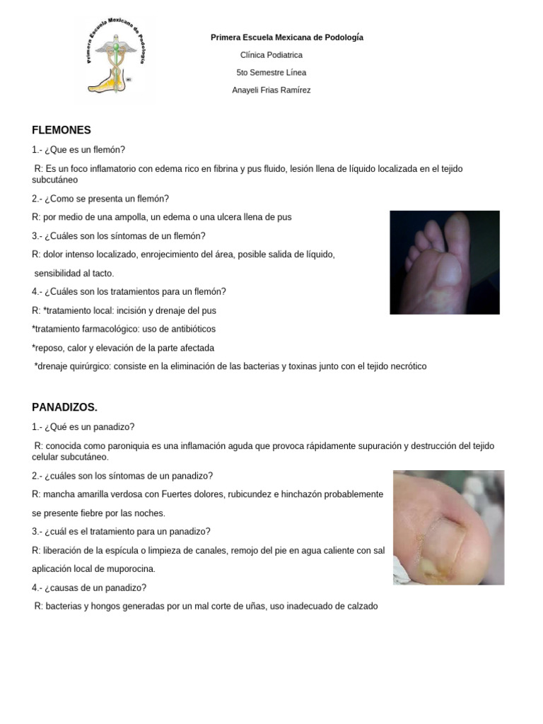Anayeli Frias Ramirez Panadizo, Flemones | PDF