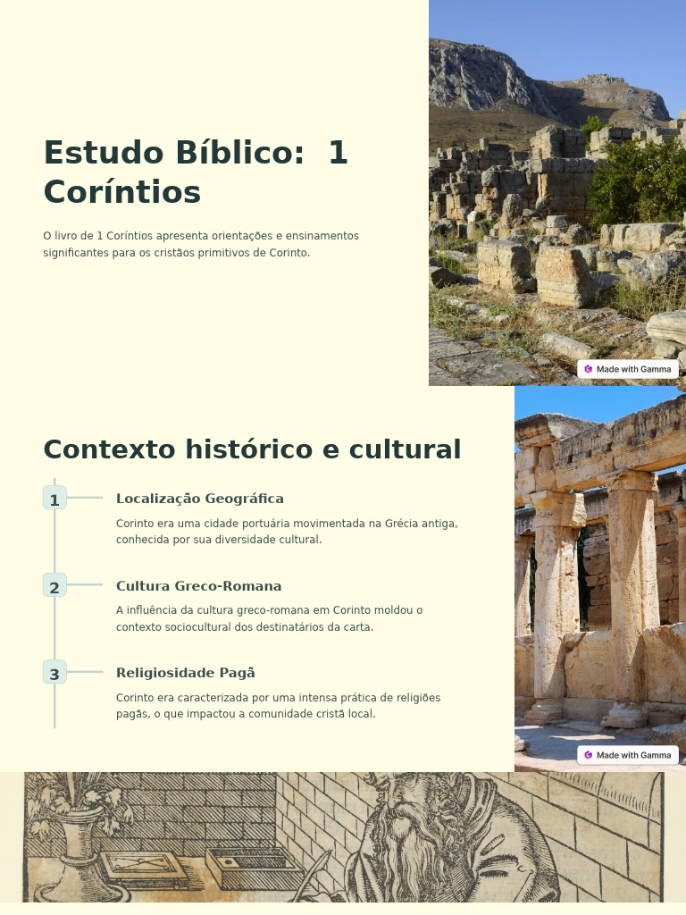 Estudo Biblico 1 Corintios | PDF | Primeira Epístola aos Coríntios