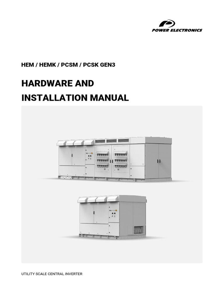 HEMK/PCSM/PCSK GEN3 Installation Manual | PDF | Power Supply | Personal ...
