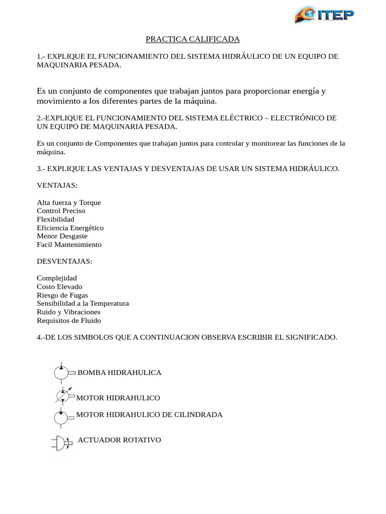 Practica - Calificada DIAZ CRUZ | PDF