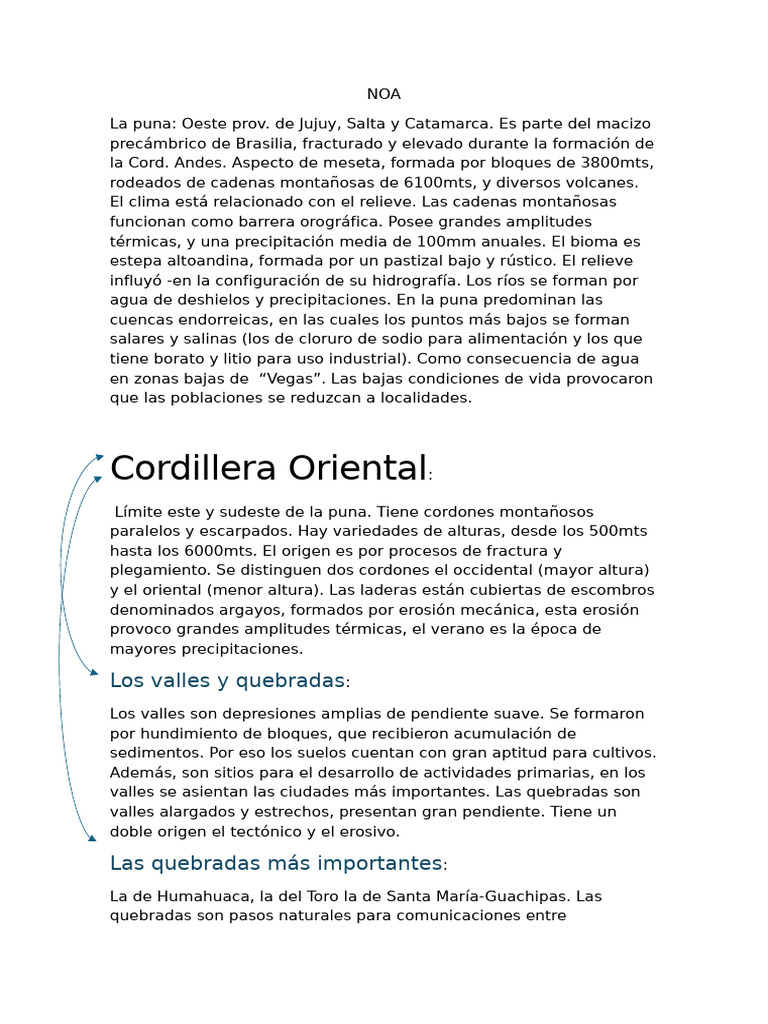 NOA | PDF | Erosión | Valle