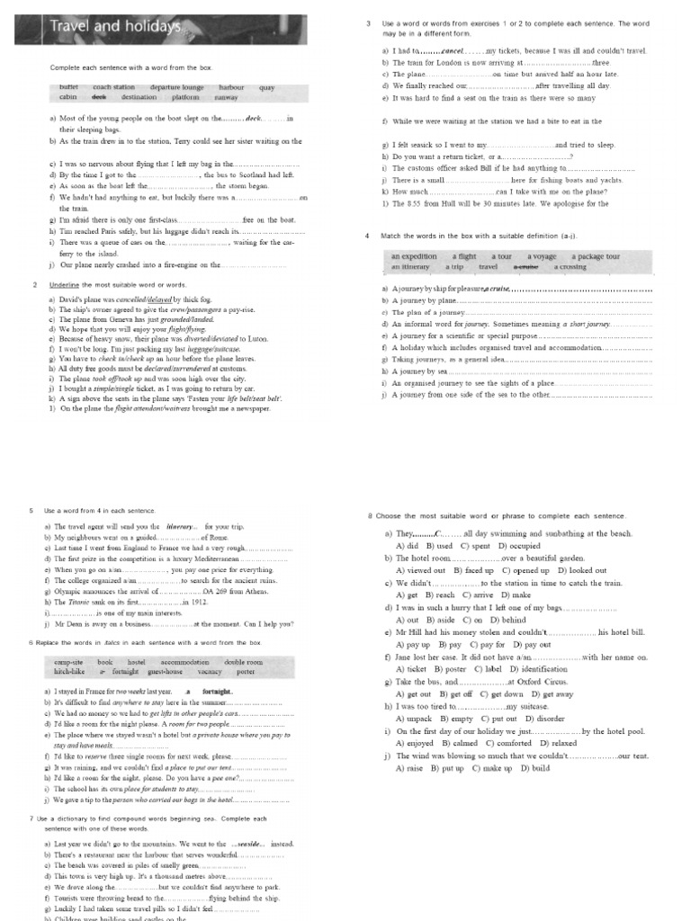 2C Unit Travel Holiday | PDF
