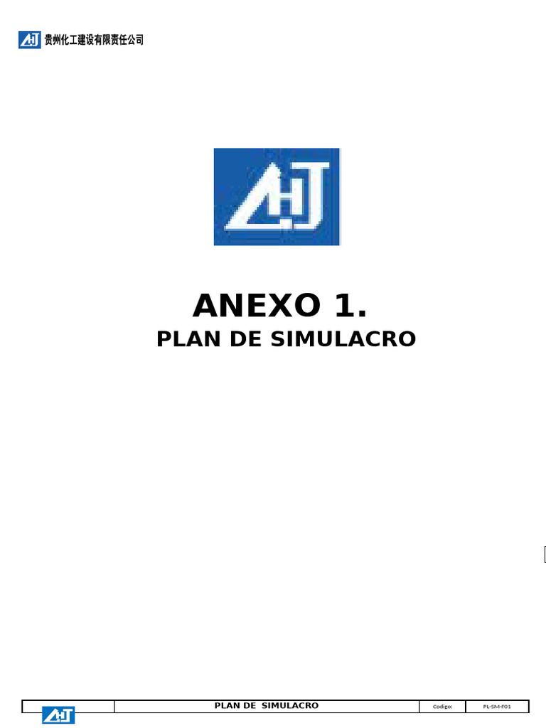 Plan de Simulacro NOVIEMBRE | PDF | Medicina CLINICA | La seguridad