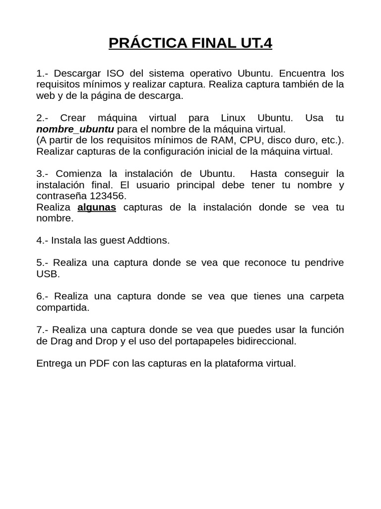 tRABAJO FINAL UT4 | PDF